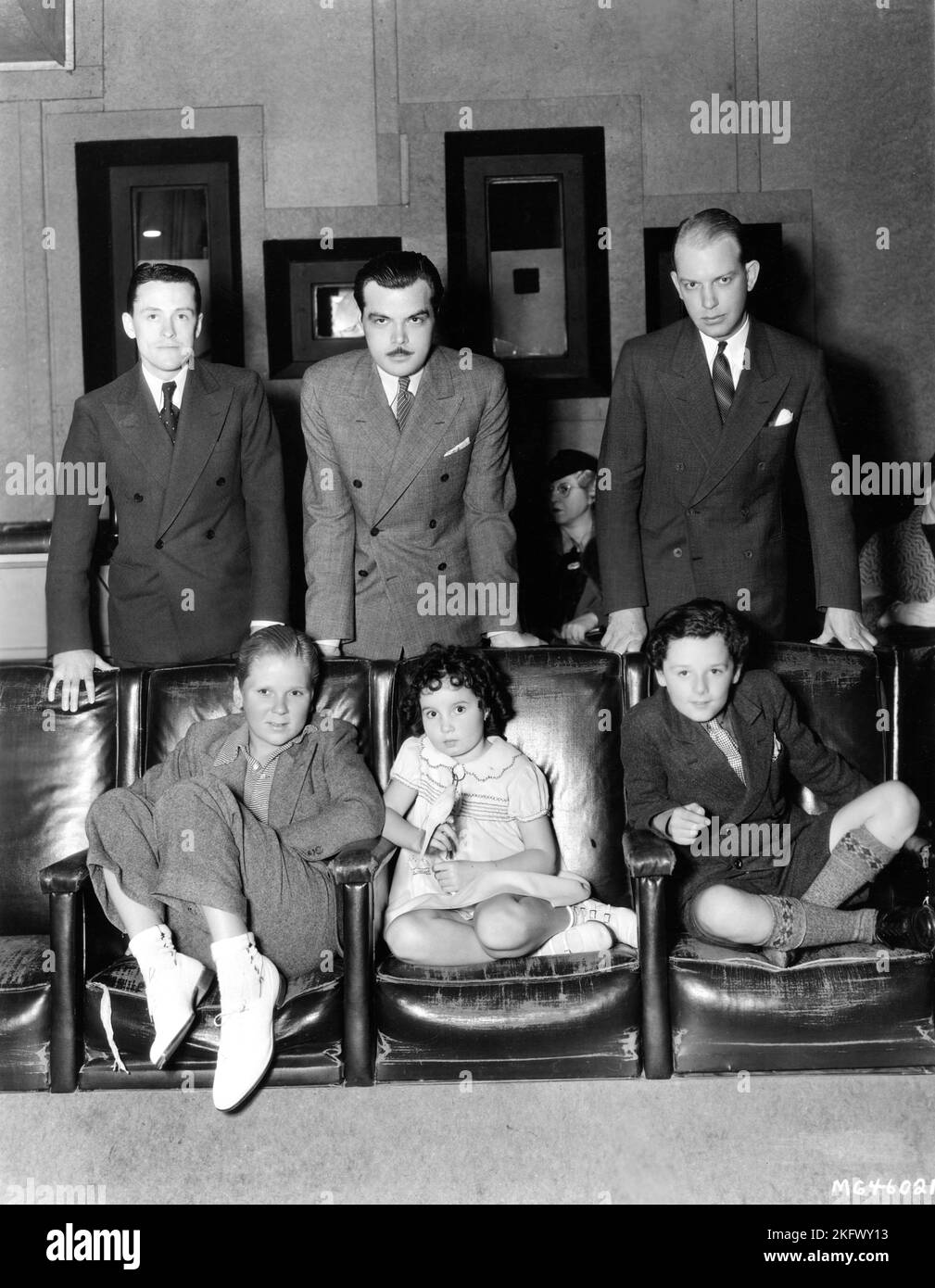 HUGH HARMON RUDOLF ISING and GORDON WILSON at studio preview in early ...