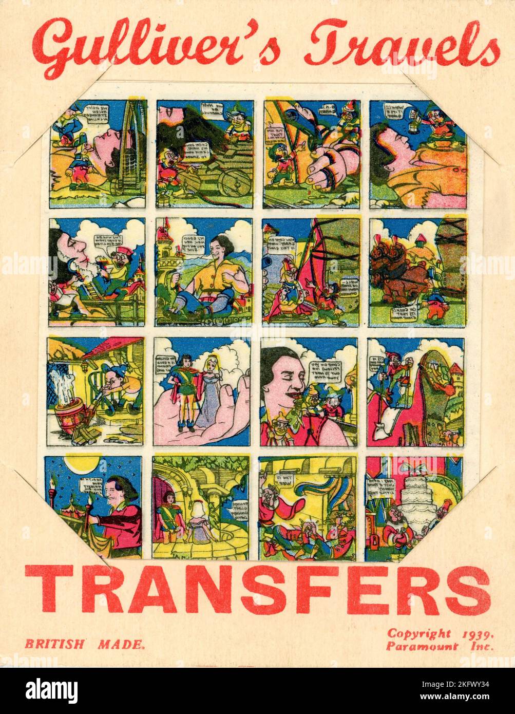 British Made Transfers from the Full-Length Technicolor Cartoon Feature ...