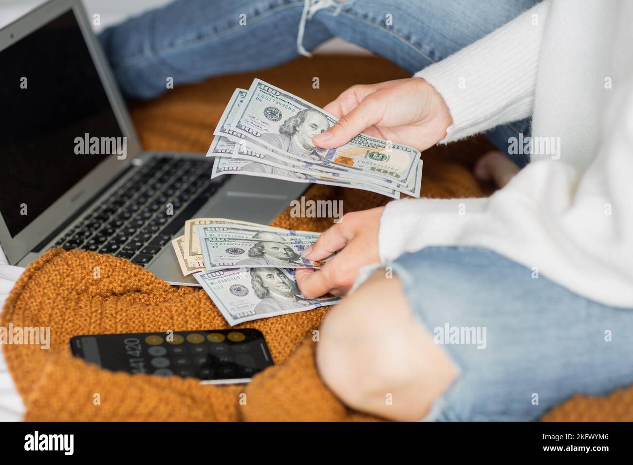 Black People Counting Money