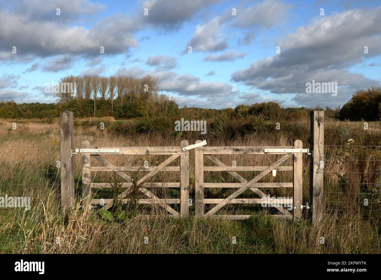 wooden gate in a rural environment Stock Photo - Alamy