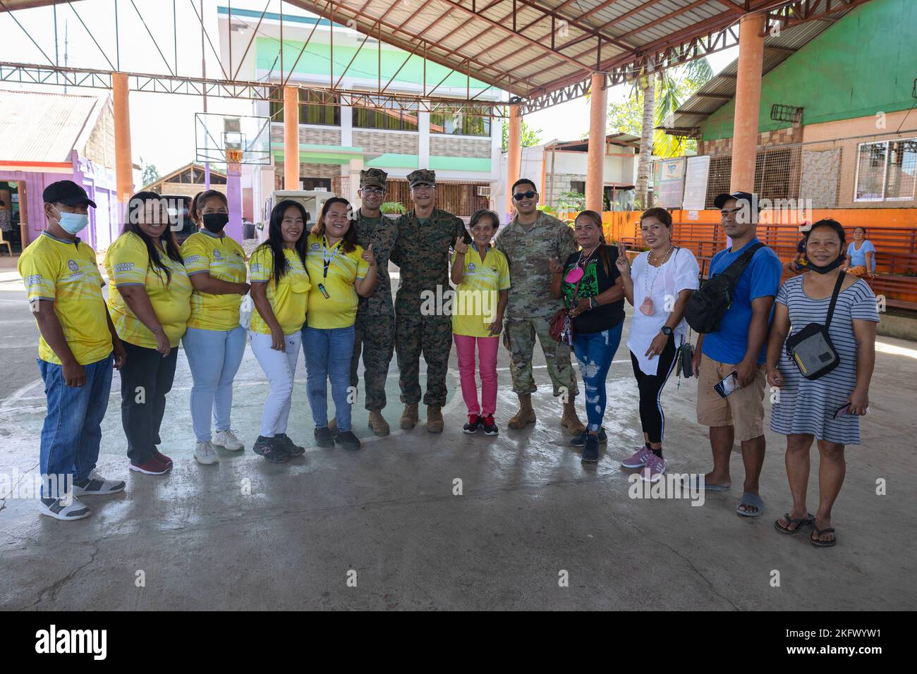 U.S. service members with the 11th Marine Expeditionary Unit visited ...