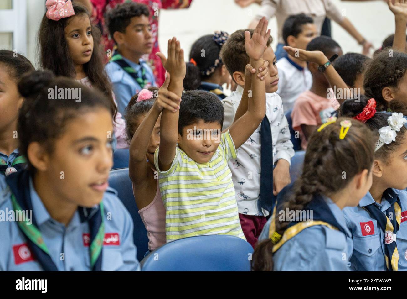 Wings of Swing perform for children of the SOS Akouda Orphanage in ...