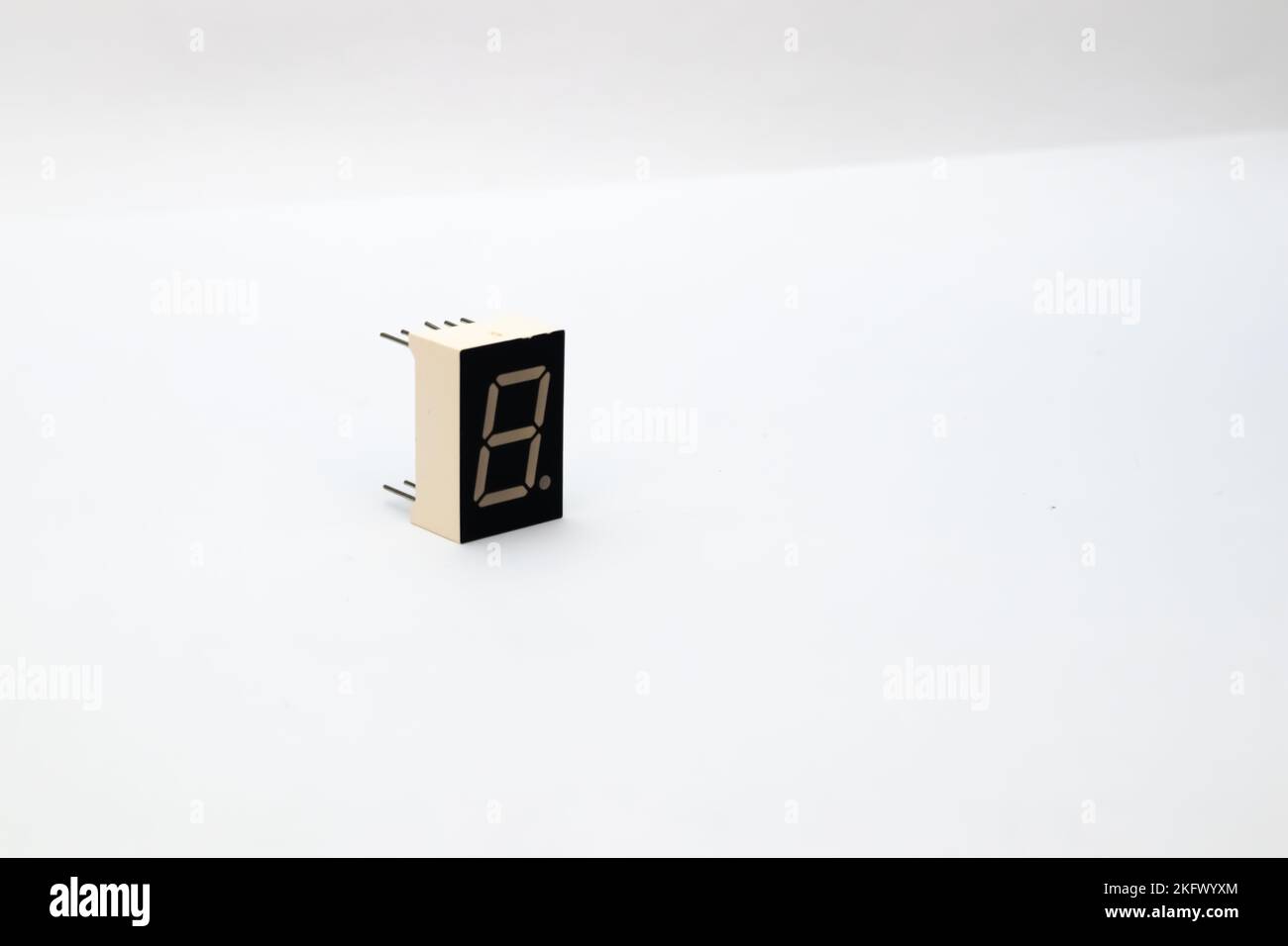 A 7 segment module. This port is used by the electronics hobbyist for ...