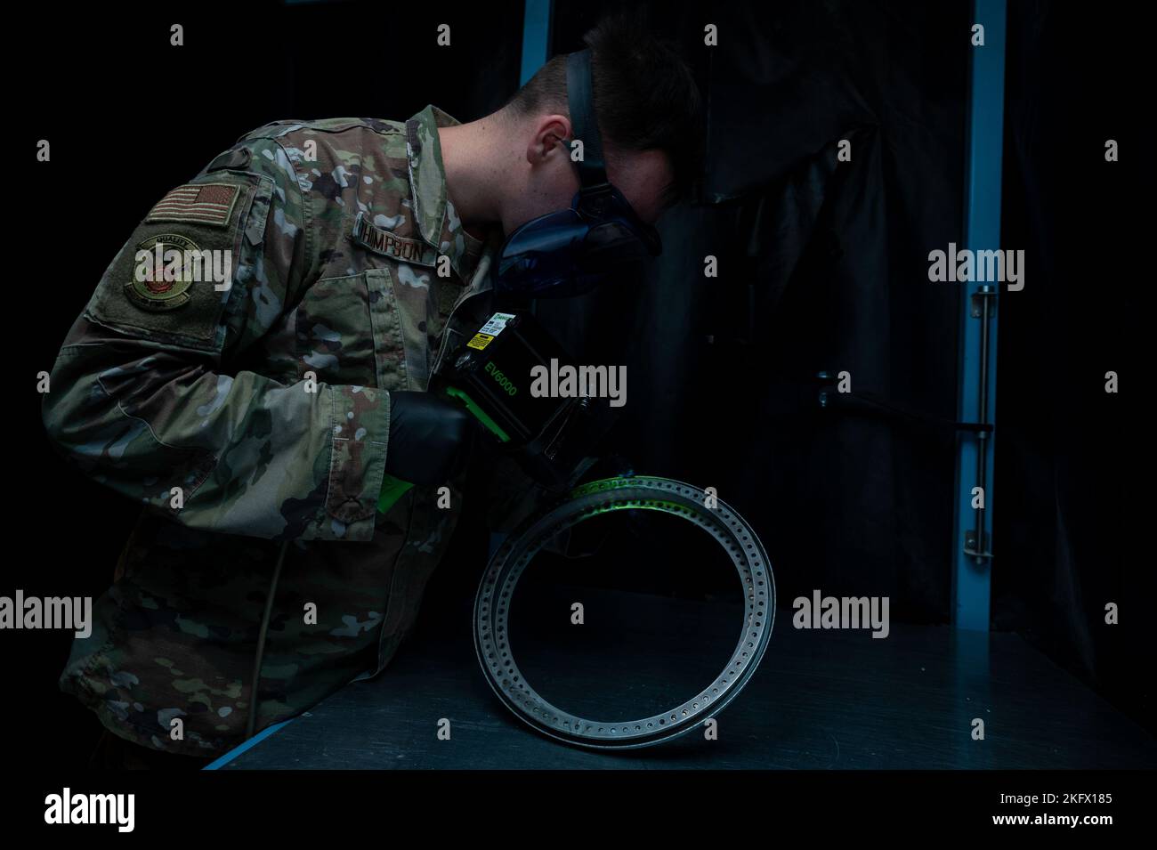 U.S. Air Force Staff Sgt. Zachary Thompson, 49th Equipment Maintenance ...