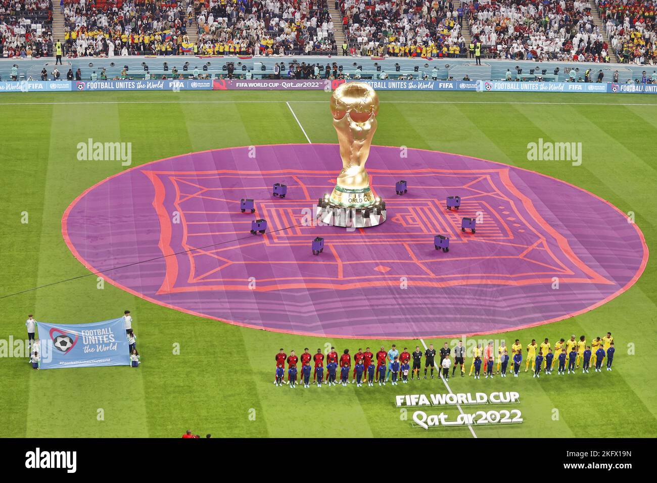 DOHA, 20-11-2022 Al-Bayt Stadium World Cup 2022 in Qatar between Qatar ...