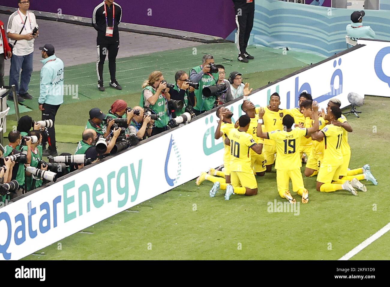 DOHA, 20-11-2022 Al-Bayt Stadium World Cup 2022 in Qatar between Qatar ...
