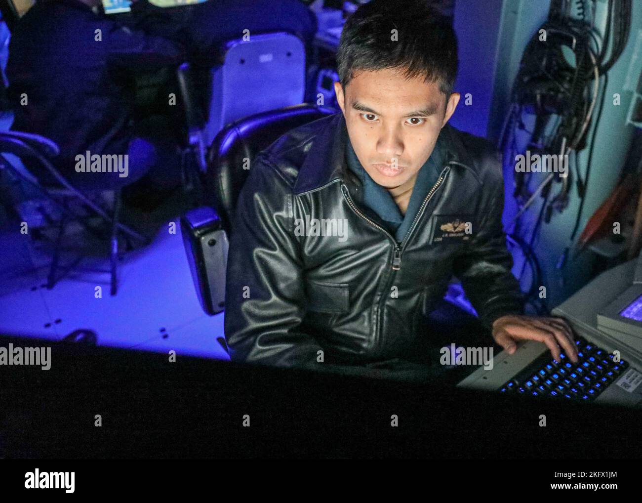 NORTH PACIFIC OCEAN (Oct. 12 2022) Lt. Cmdr. J. R. Dinglassen, from ...