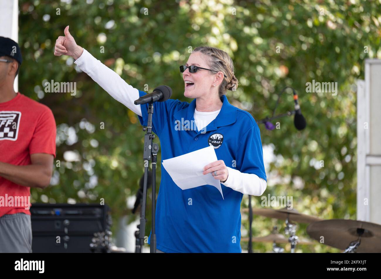 U.S. Air Force Col. Catherine "Cat" Logan, commander of Joint Base ...