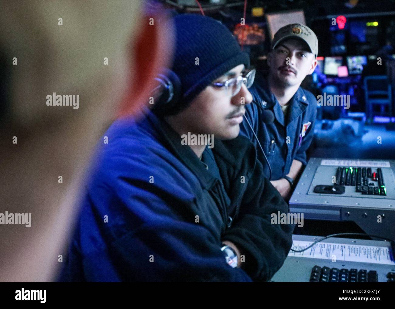 NORTH PACIFIC OCEAN (Oct. 12 2022) Fire Controlman 3rd Class Bode ...