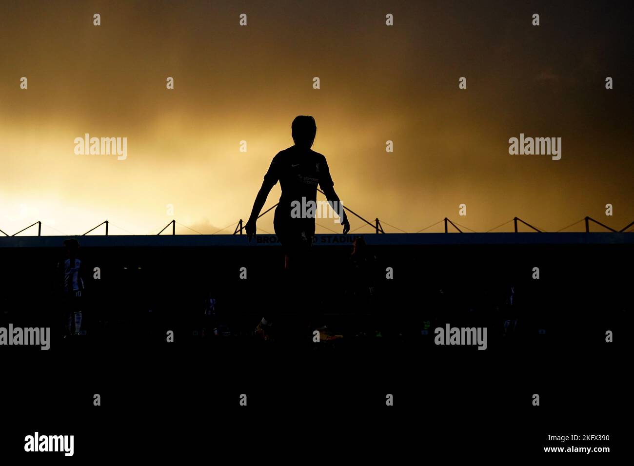 A general view of play during the Barclay Women's Super League match at ...