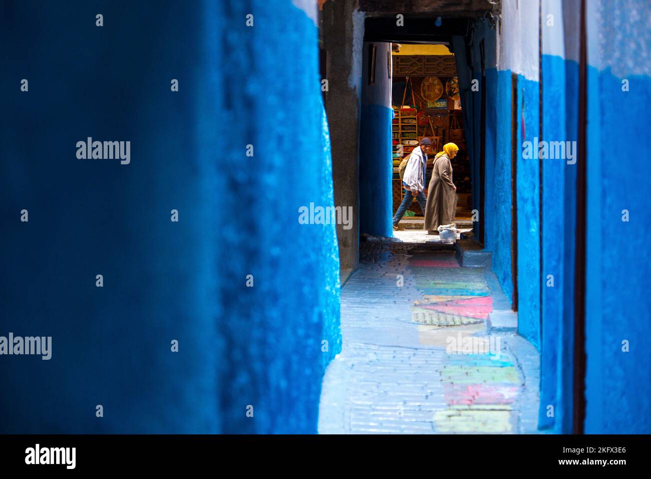 Fez in Morocco, famous for it's ancient medina Stock Photo - Alamy