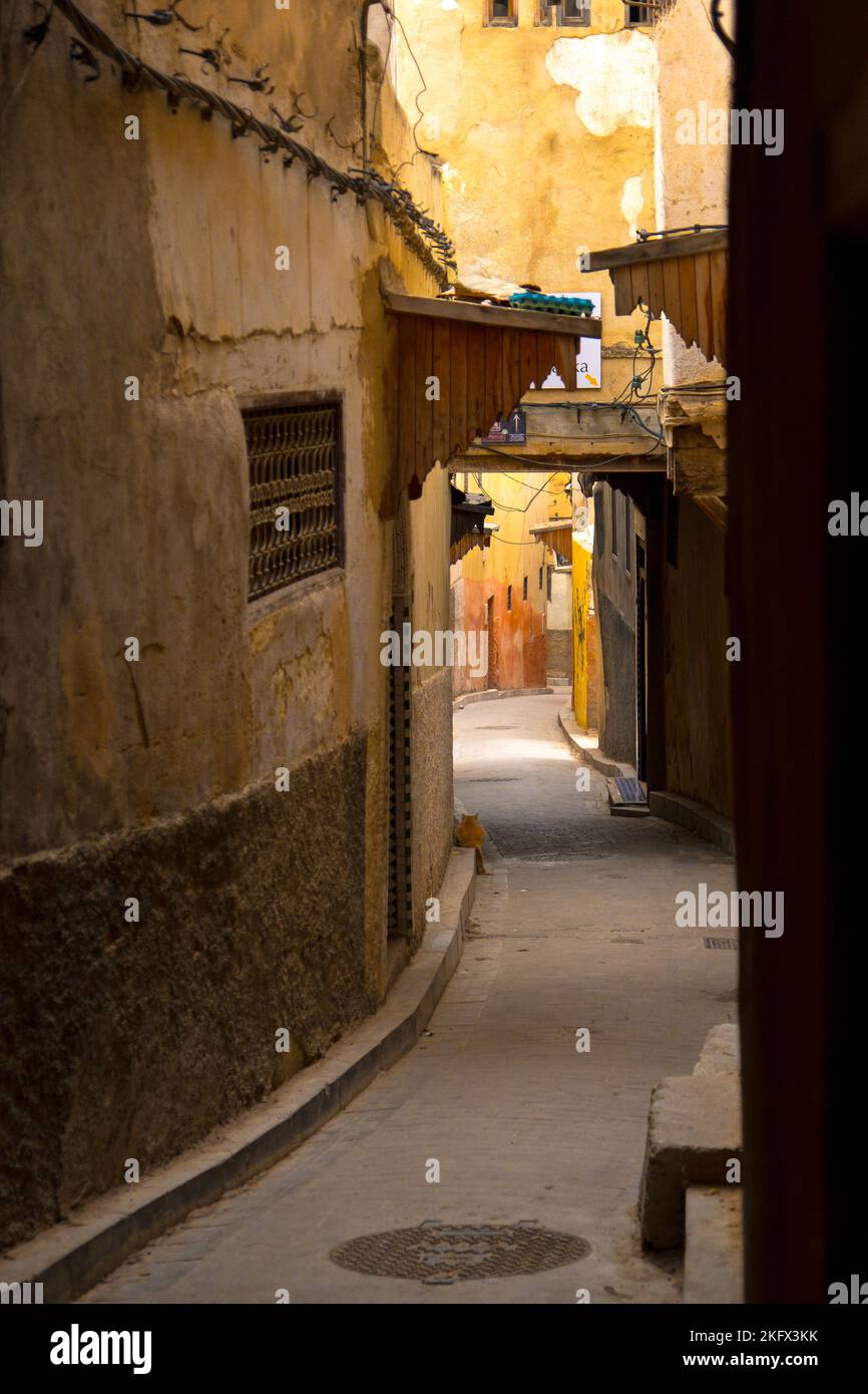 Fez in Morocco, famous for it's ancient medina Stock Photo - Alamy