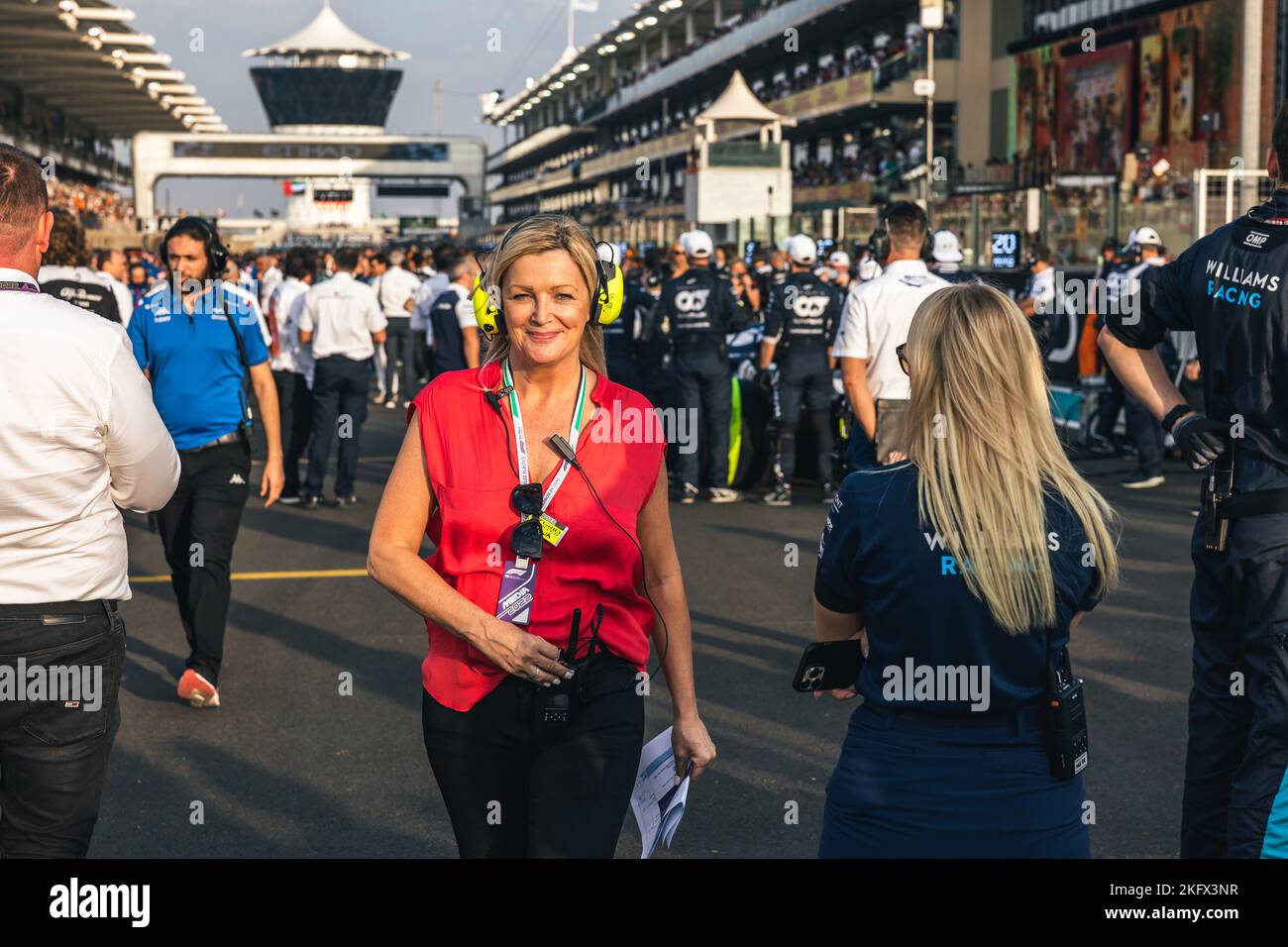 Abu Dhabi, Abu Dhabi. 20th Nov, 2022. Diana Binks (GBR) Journalist and ...