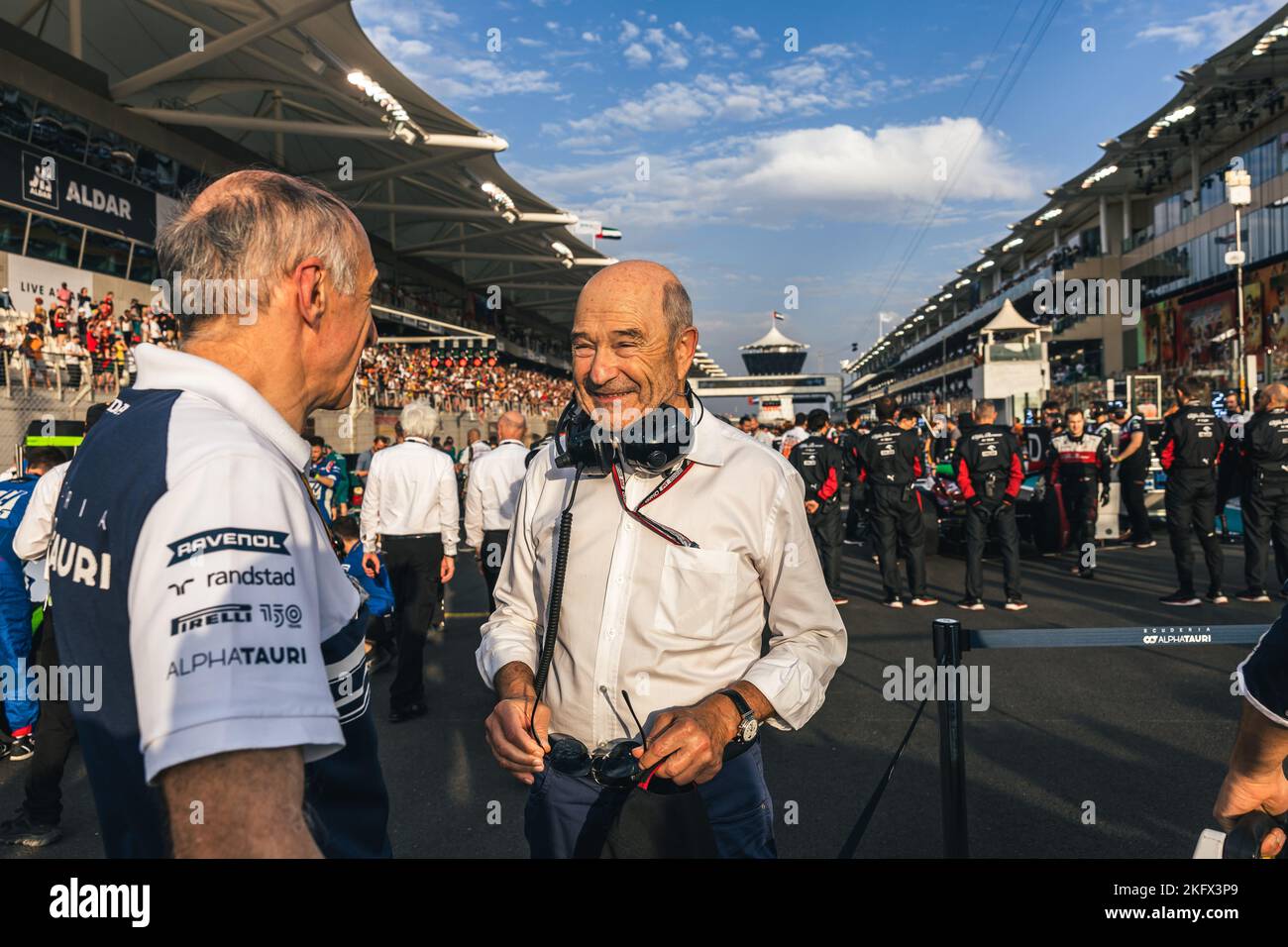 Abu Dhabi, Abu Dhabi. 20th Nov, 2022. (L to R): Franz Tost (AUT ...