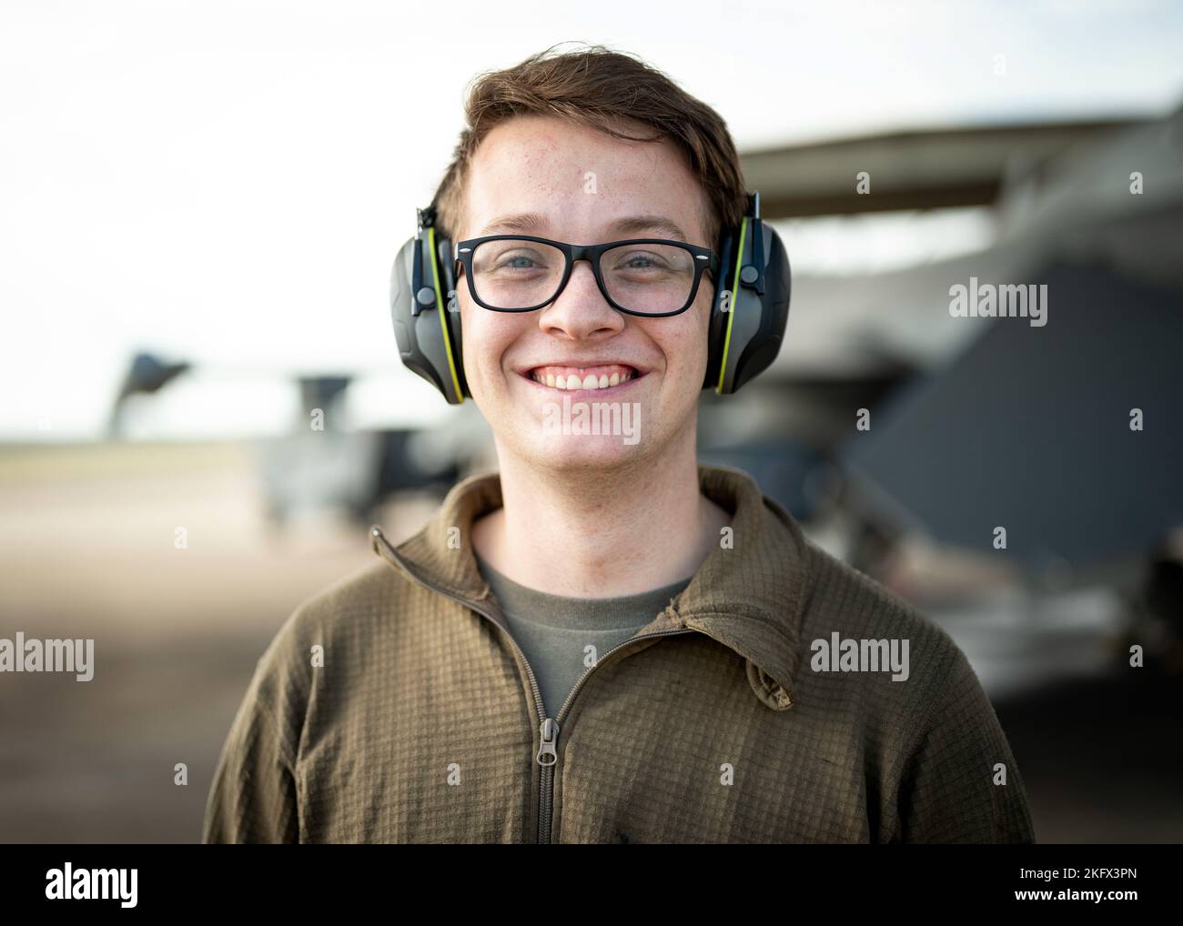 U.S. Air Force Senior Airman Parker Swanson, 77th Fighter Generation ...