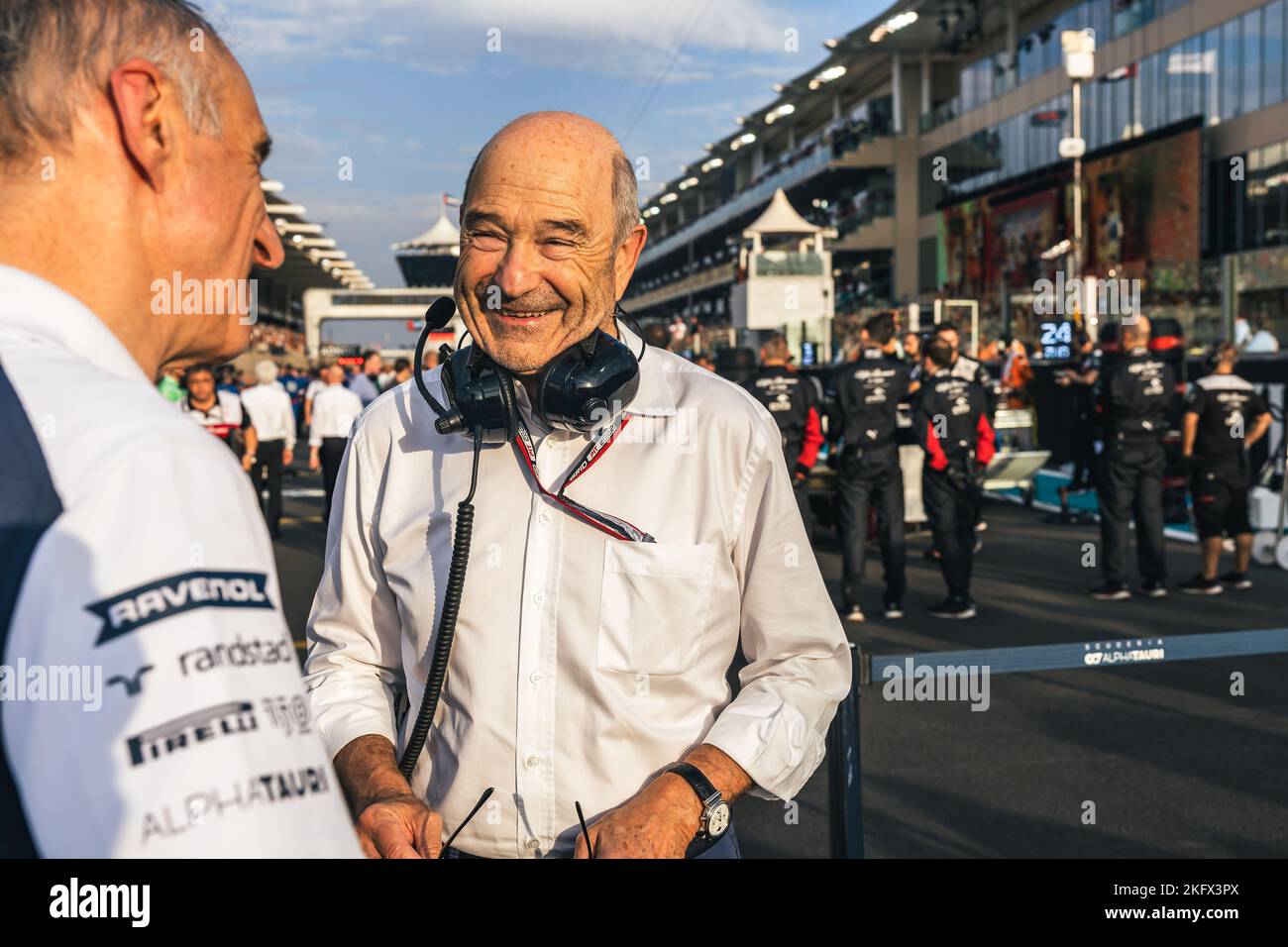 Abu Dhabi, Abu Dhabi. 20th Nov, 2022. (L to R): Franz Tost (AUT ...