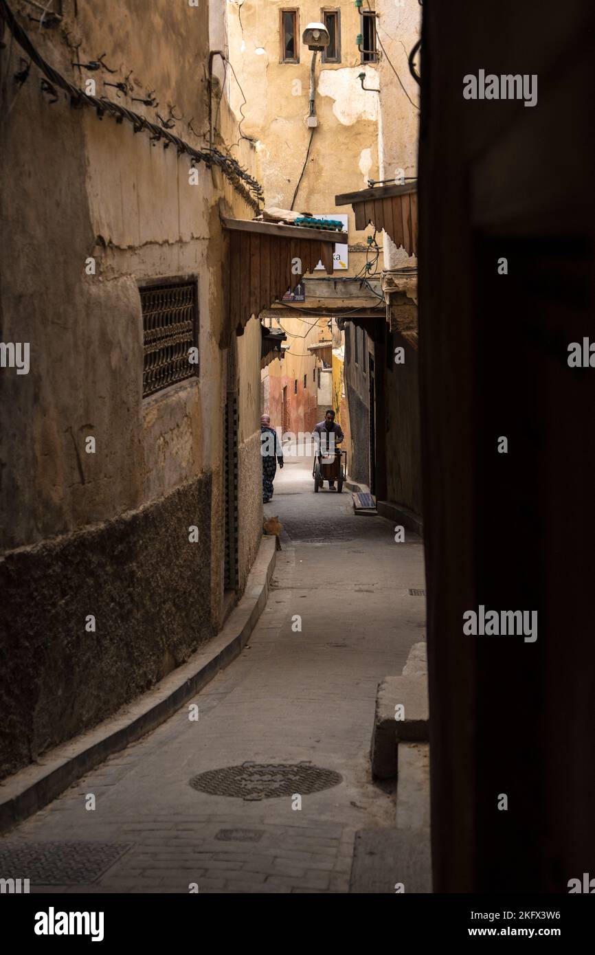 Fez in Morocco, famous for it's ancient medina Stock Photo - Alamy
