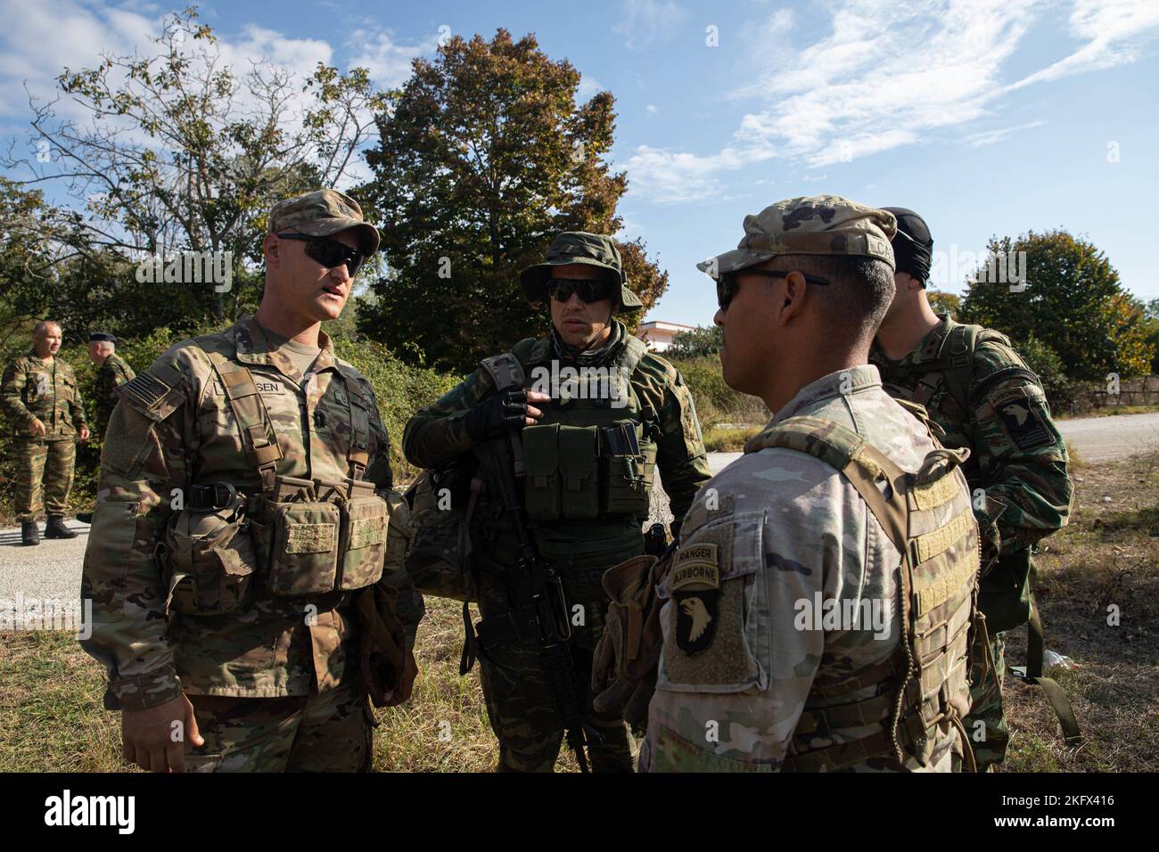 Soldiers assigned to the 1st Battalion, 502nd Infantry Regiment, 2nd ...