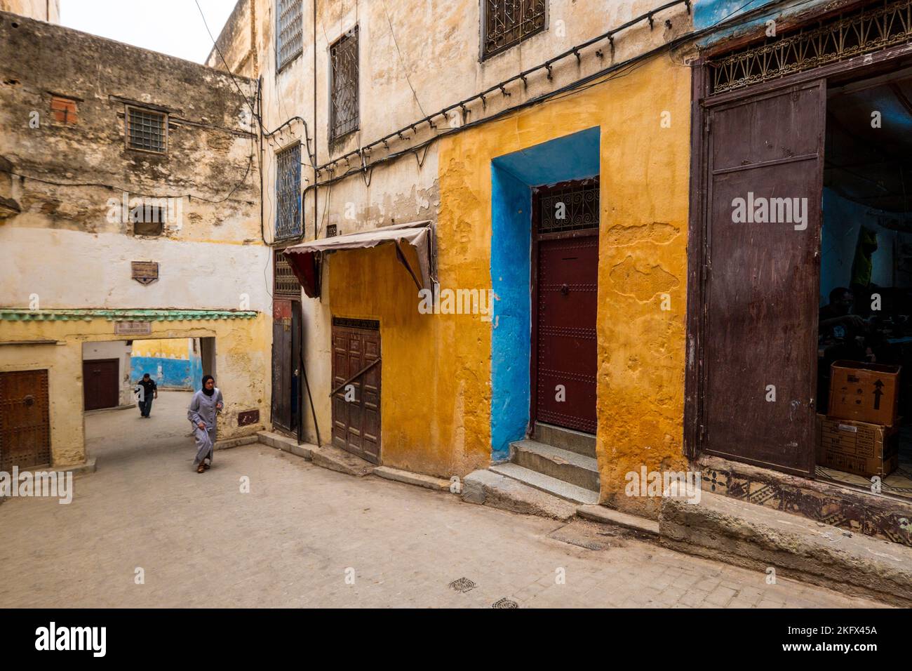 Fez in Morocco, famous for it's ancient medina Stock Photo - Alamy