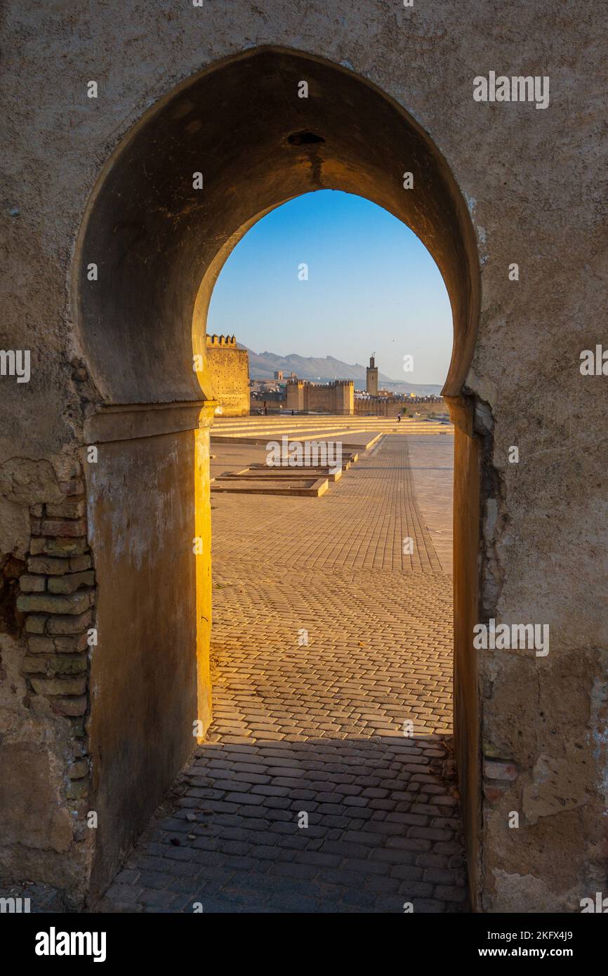 Fez in Morocco, famous for it's ancient medina Stock Photo - Alamy