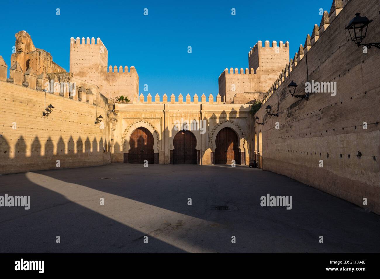 the Royal Palace, Fez in Morocco, famous for it's ancient medina Stock ...