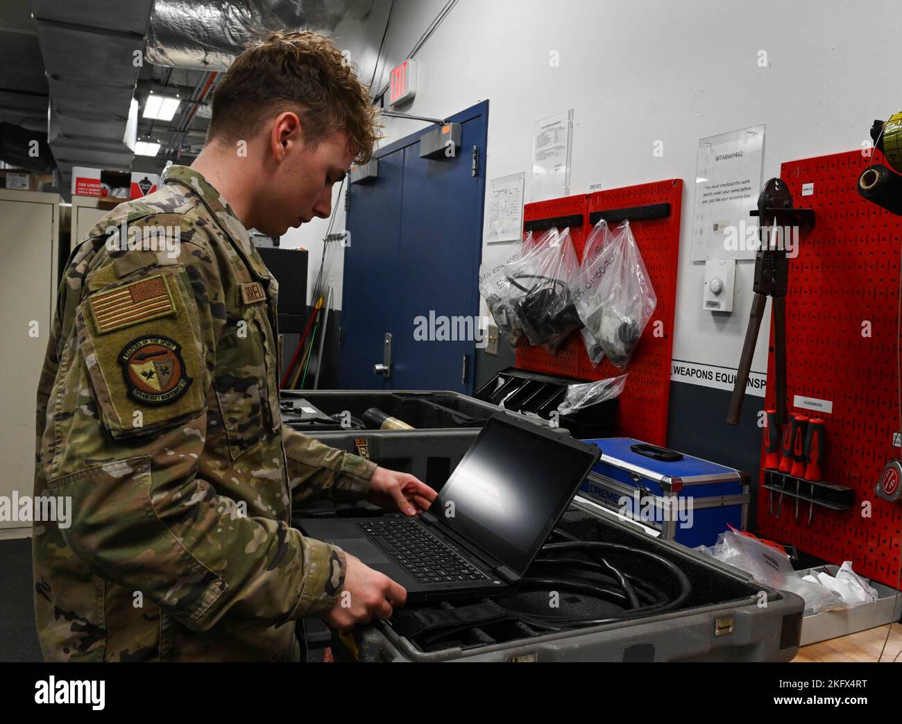 U.S. Air Force Senior Airman William Farrell, 509th Sortie Support ...