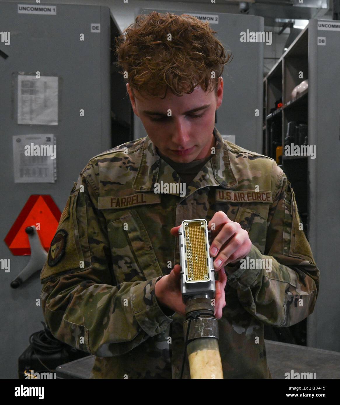 U.S. Air Force Senior Airman William Farrell, 509th Sortie Support ...