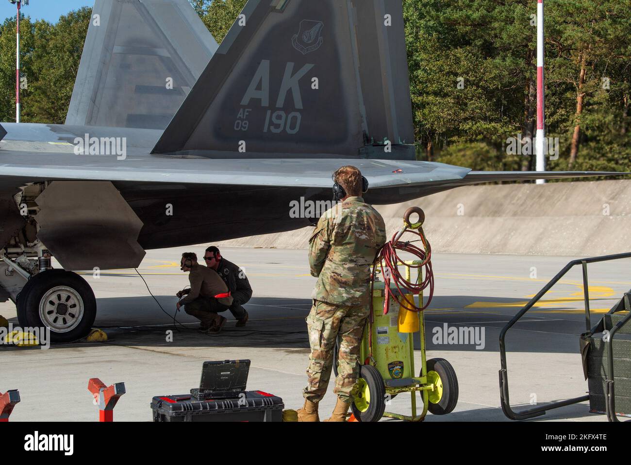 U.S. Air Force Senior Airman David Curtis, 90th Expeditionary Fighter ...