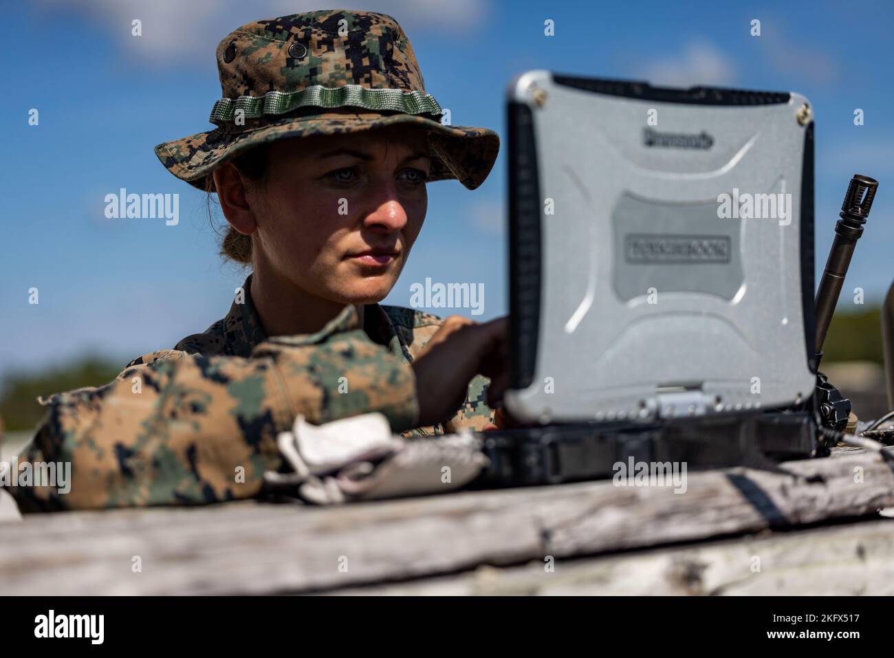 U.S. Marine Corps Cpl. Makayla Keating, a Muncie, Indiana, native and a ...