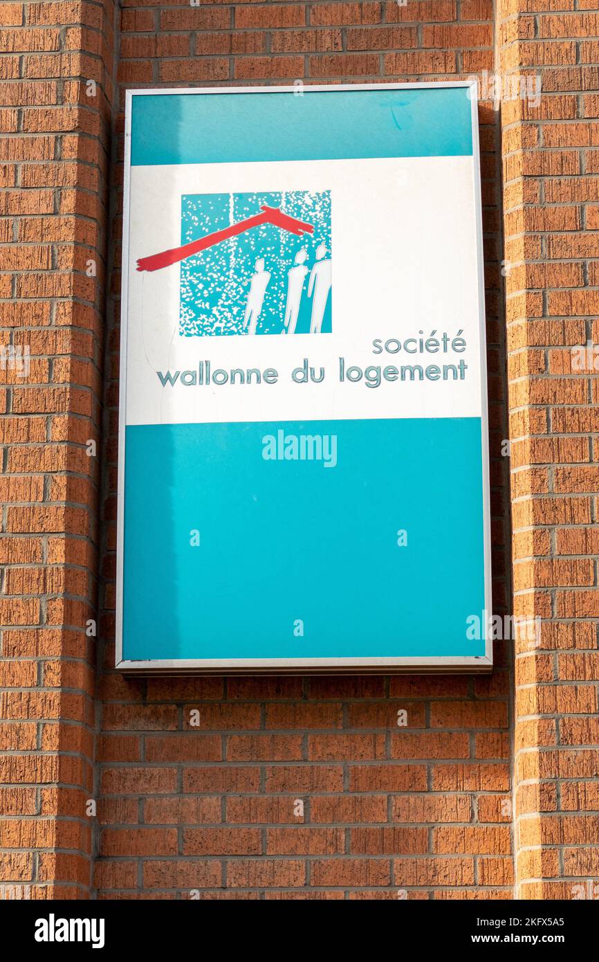 Charleroi, Belgium, November 11, 2022. The Walloon Housing Company is ...