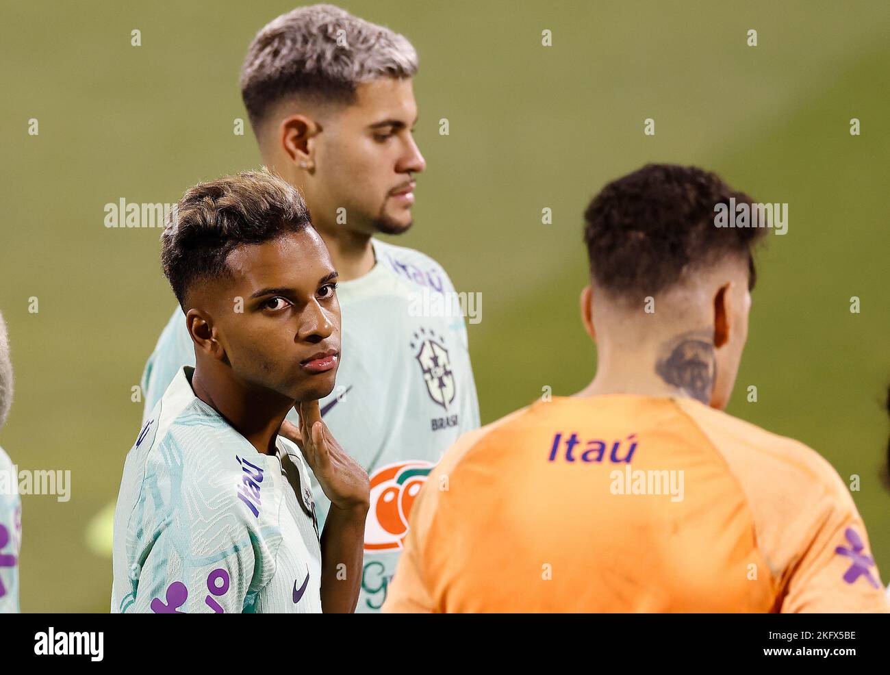Doha, Catar. 20th Nov, 2022. Rodrygo Silva de Goes during the Training ...