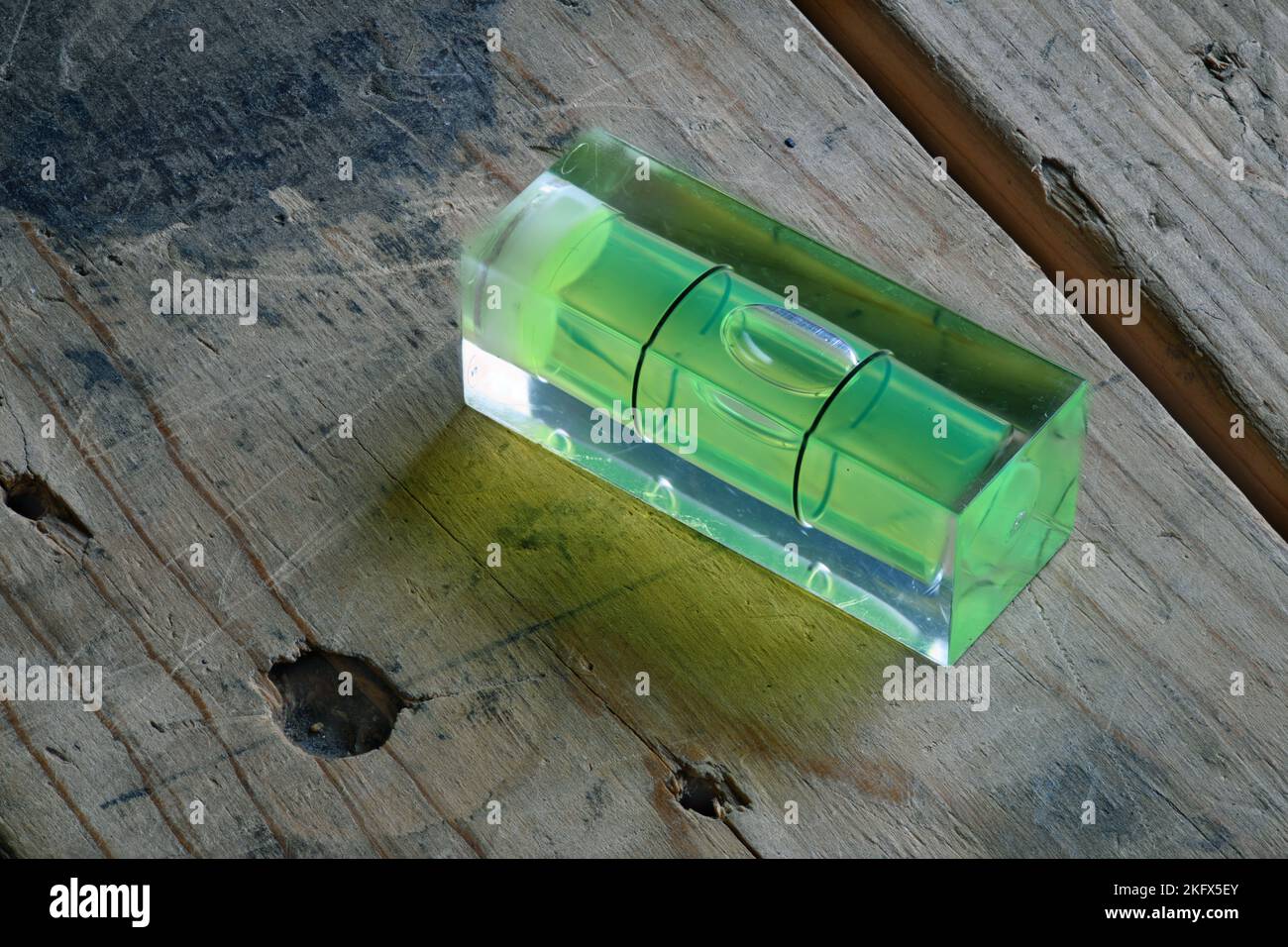 Hand Tool bubble Level close up Stock Photo - Alamy