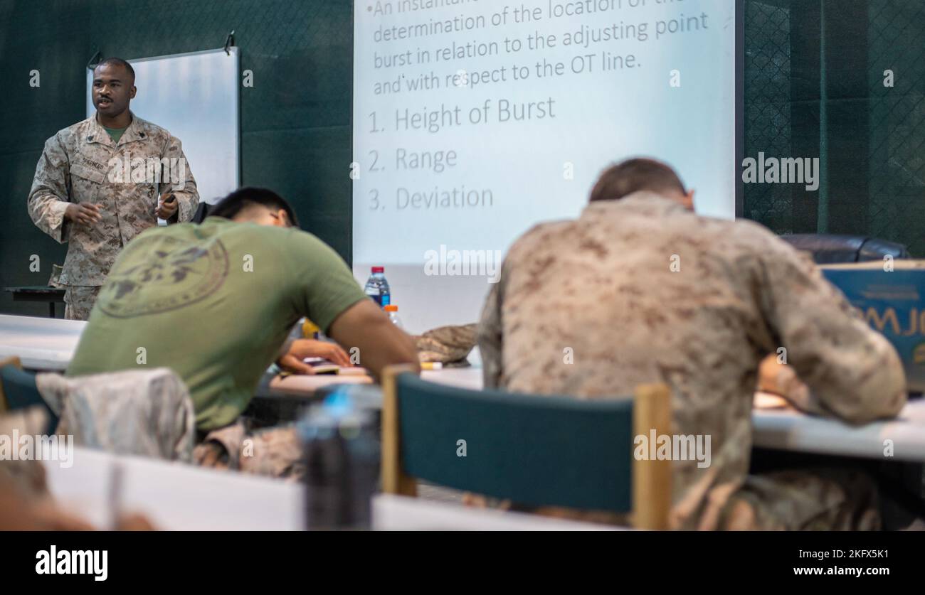 NAVAL SUPPORT ACTIVITY, BAHRAIN (Oct. 12, 2022) – A Marine assigned to ...