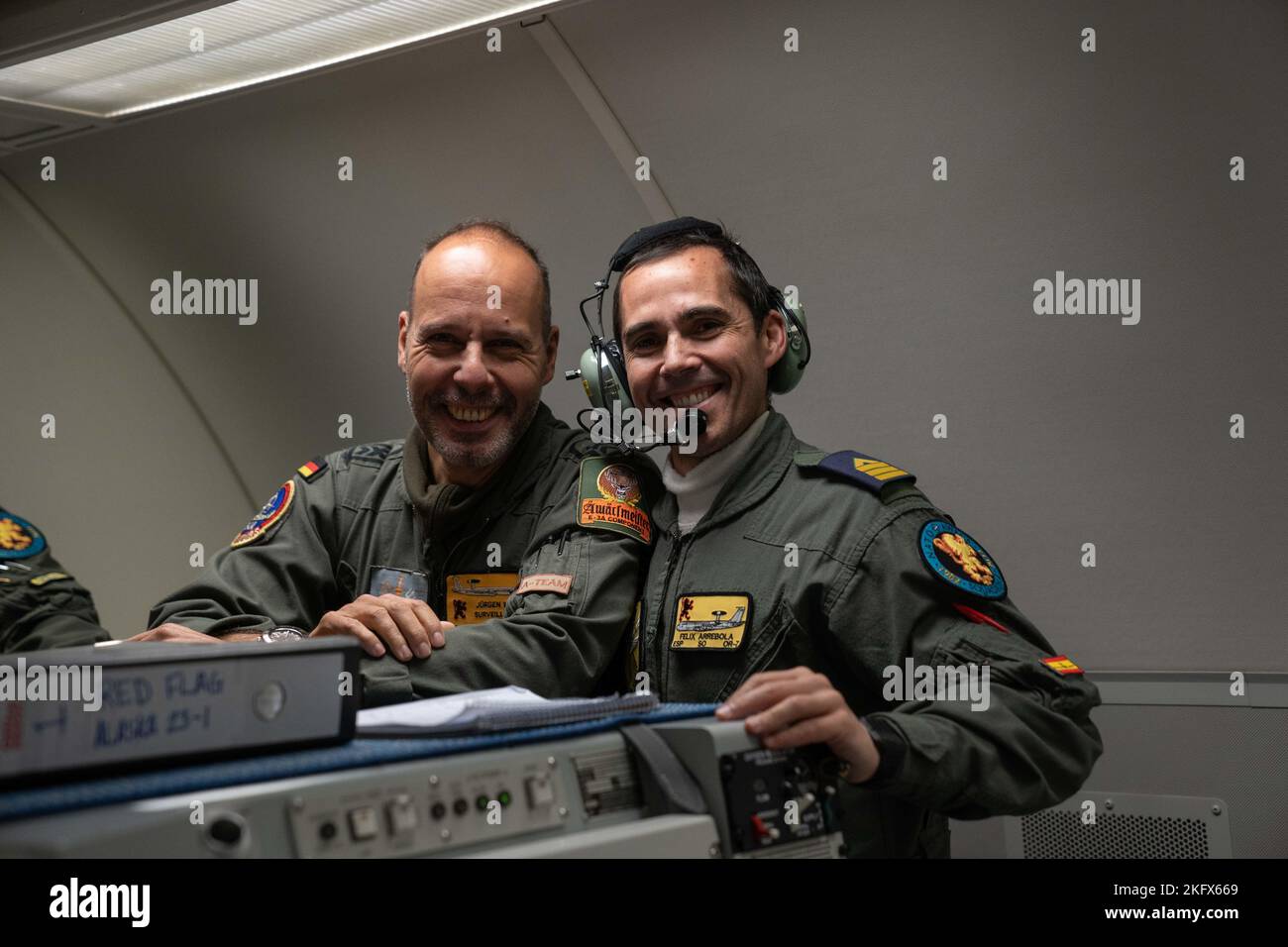German Air Force Stabsfeldwebel Jürgen Wielzarkowiecz, a surveillance ...