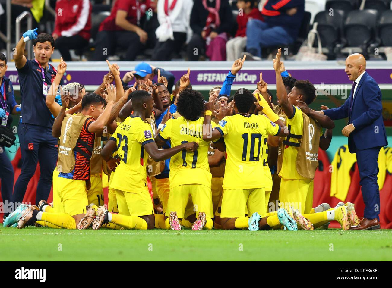 Al Chaur, Qatar. 20th Nov, 2022. Soccer, World Cup 2022 in Qatar, Qatar ...