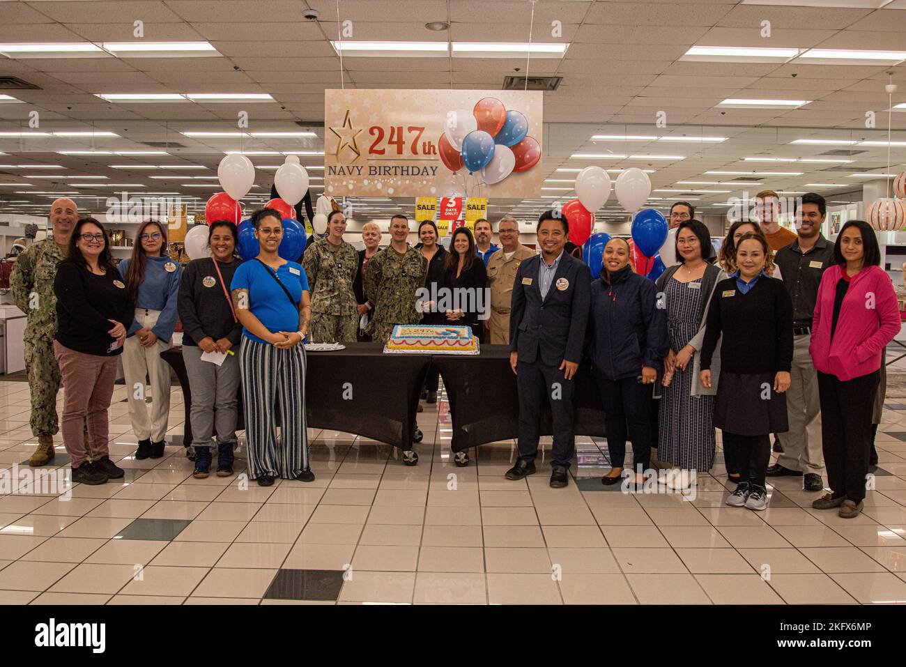 221013-N-XU073-1017 YOKOSUKA, Japan (Oct. 13, 2022) Staff of the Navy Exchange (NEX) Yokosuka ...