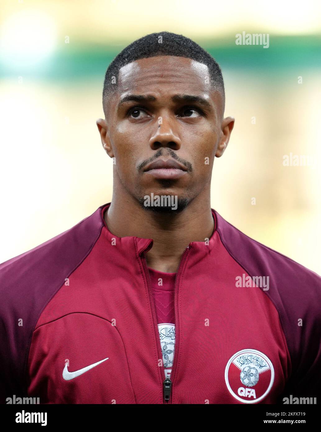 Qatar's Ro-Ro before the FIFA World Cup Group A match at the Al Bayt ...