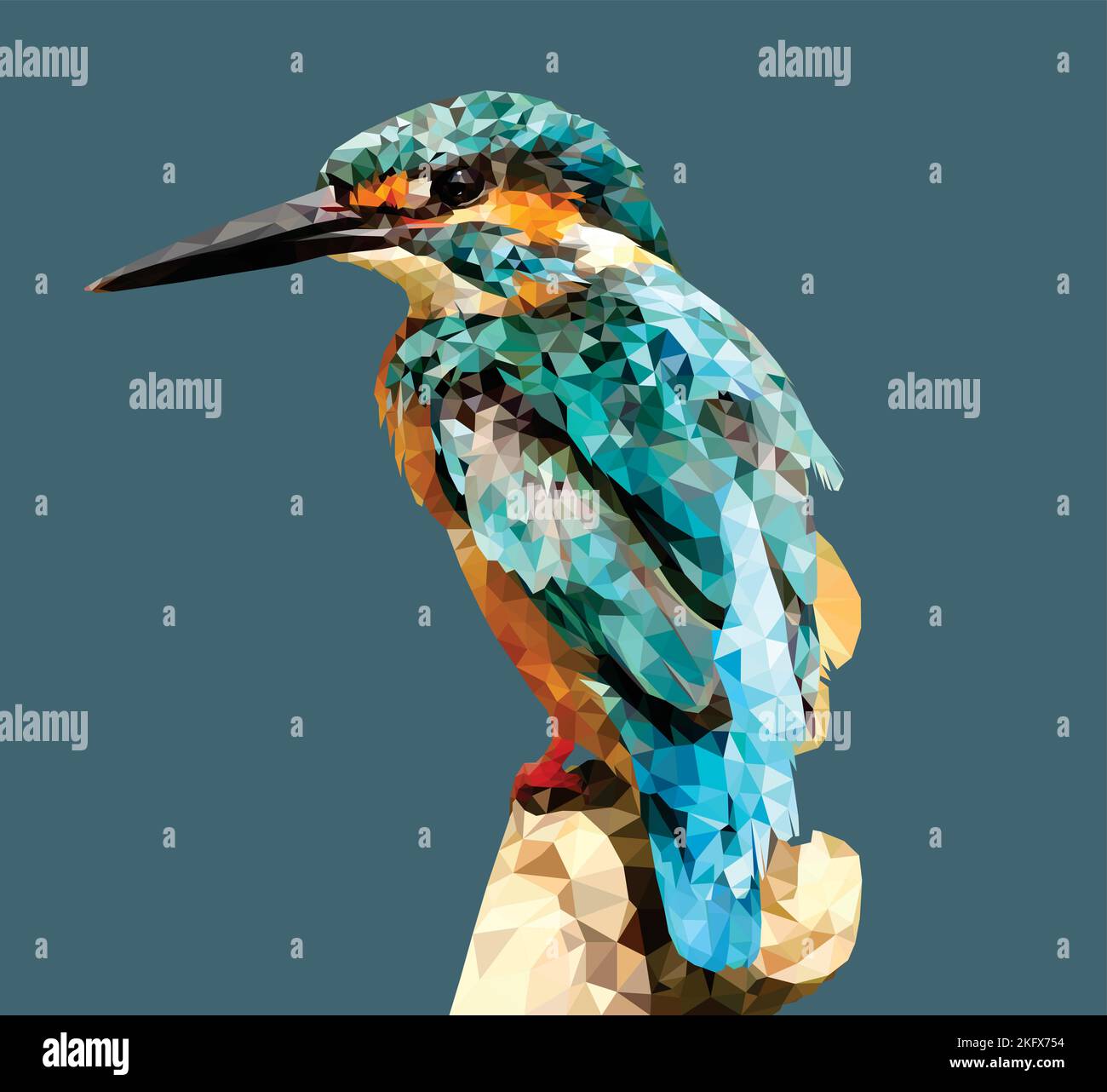 Kingfishers Stock Vector Images - Alamy