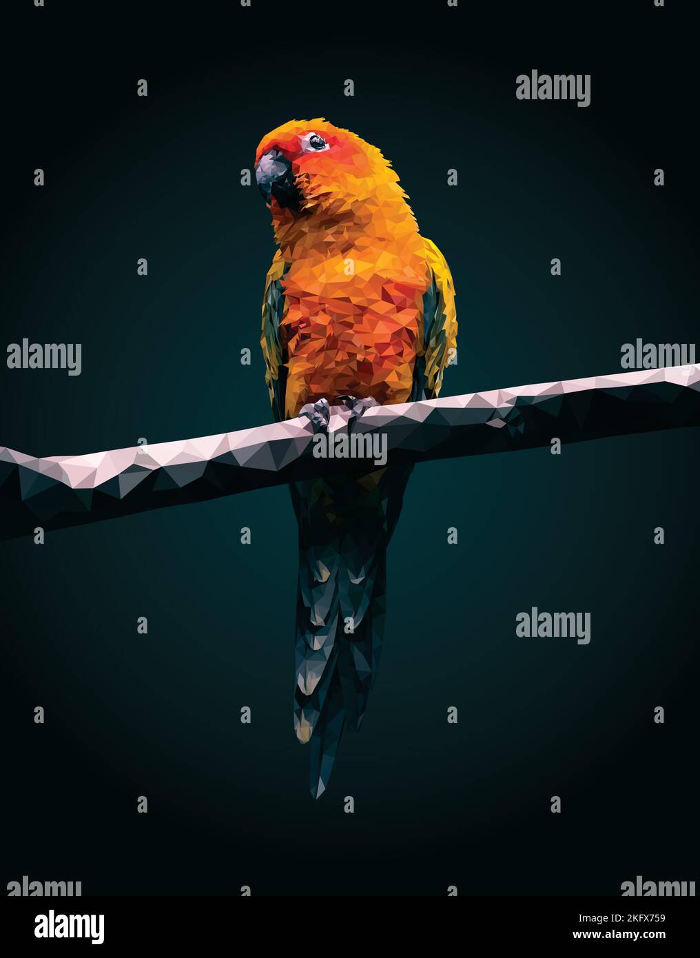 Red capped parrot flying hi-res stock photography and images - Alamy