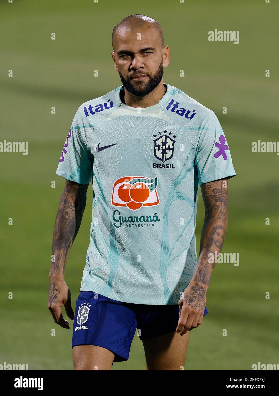 Doha, Catar. 20th Nov, 2022. Dani Alves during the Training of the ...