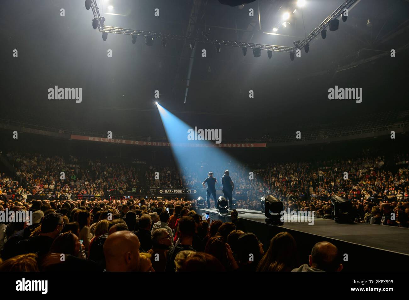 Forest National is one of the most important concert Stock Photo - Alamy