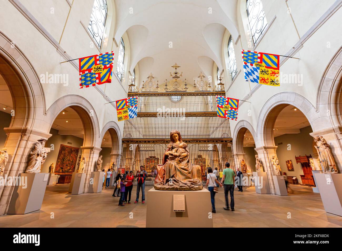 New York, SEP 16 2014 - Interior view of The Metropolitan Museum of Art ...