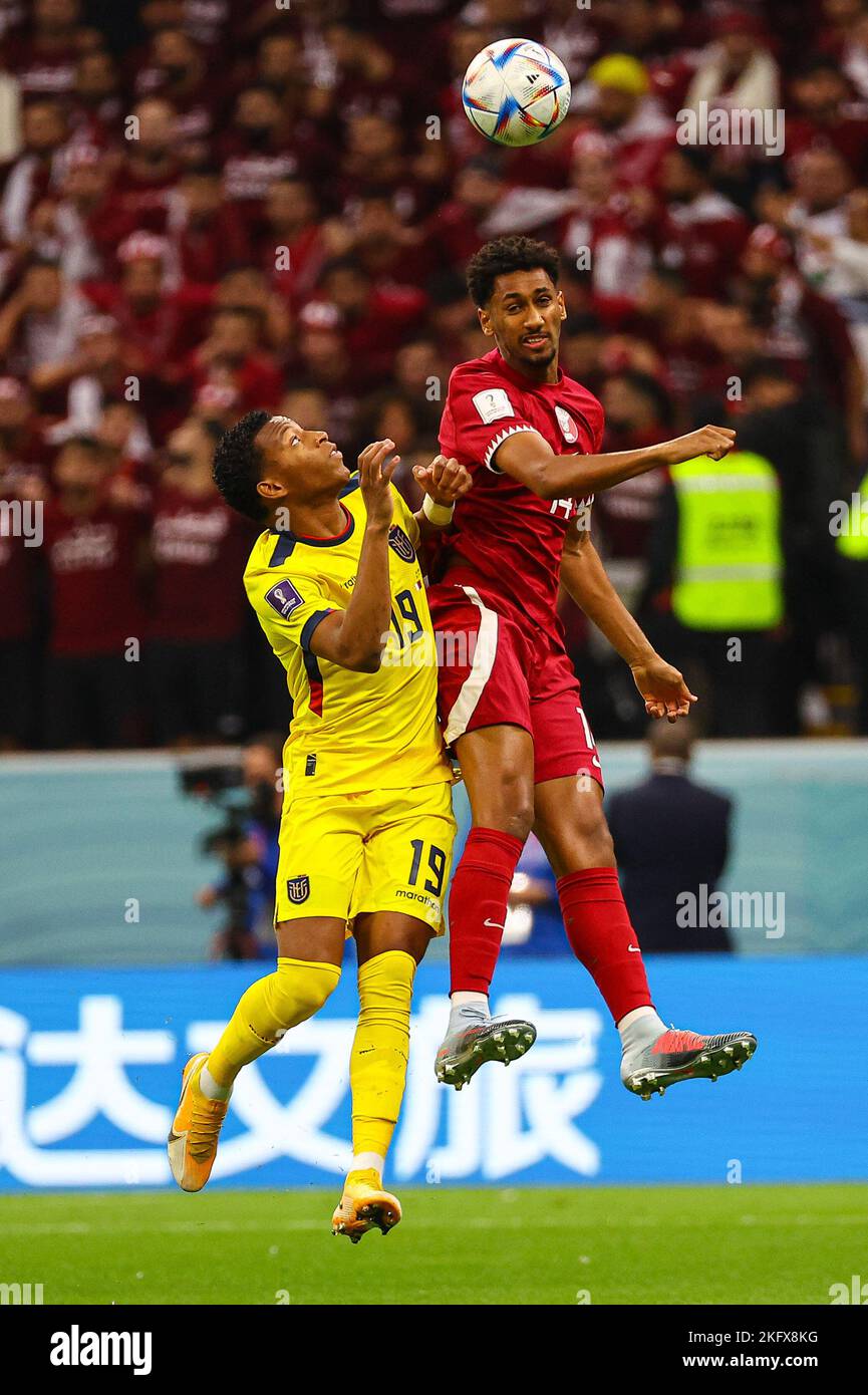 Plata Gonzalo, Abdullah Otayf during the FIFA World Cup, Qatar. , . in ...