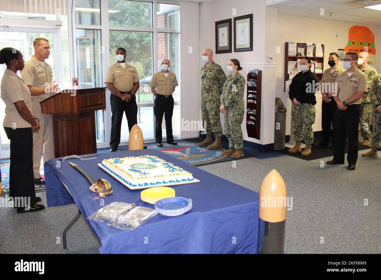 Capt. Jeremy Hawker, commanding officer of Navy Medicine Readiness and ...