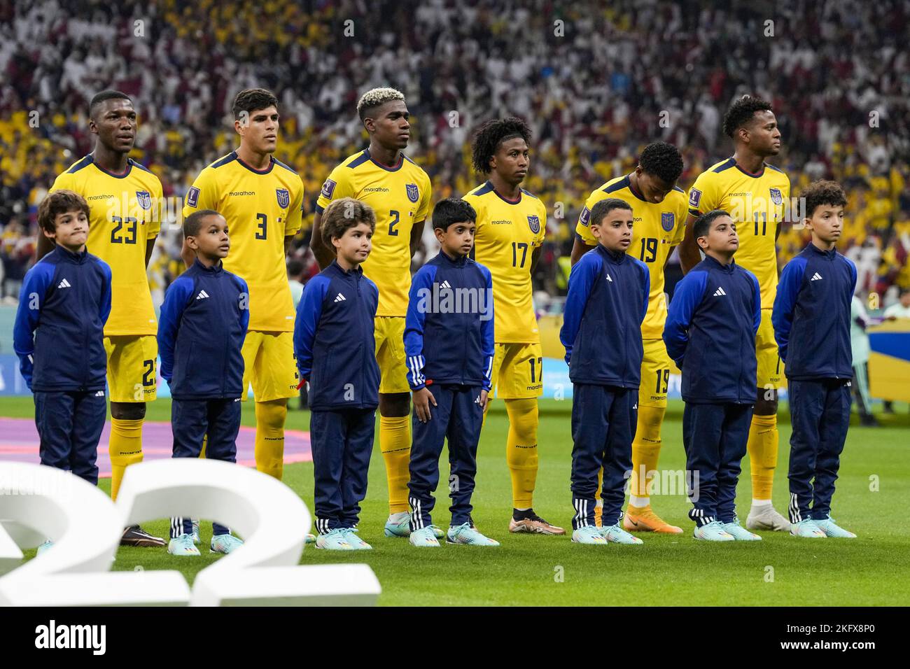 DOHA, 20-11-2022 Al-Bayt Stadium World Cup 2022 in Qatar between Qatar ...