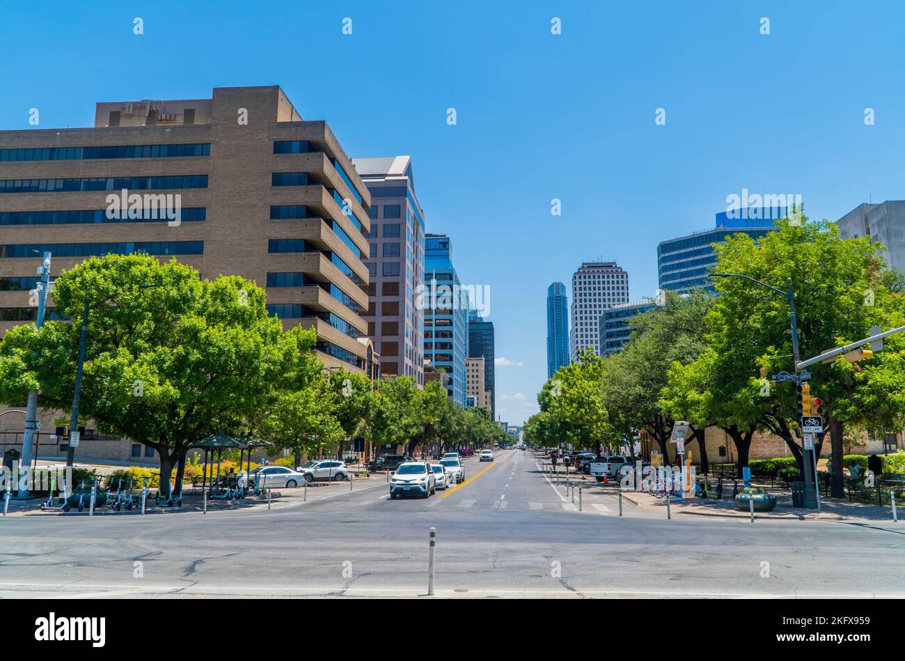 Beautiful view congress avenue hi-res stock photography and images - Alamy