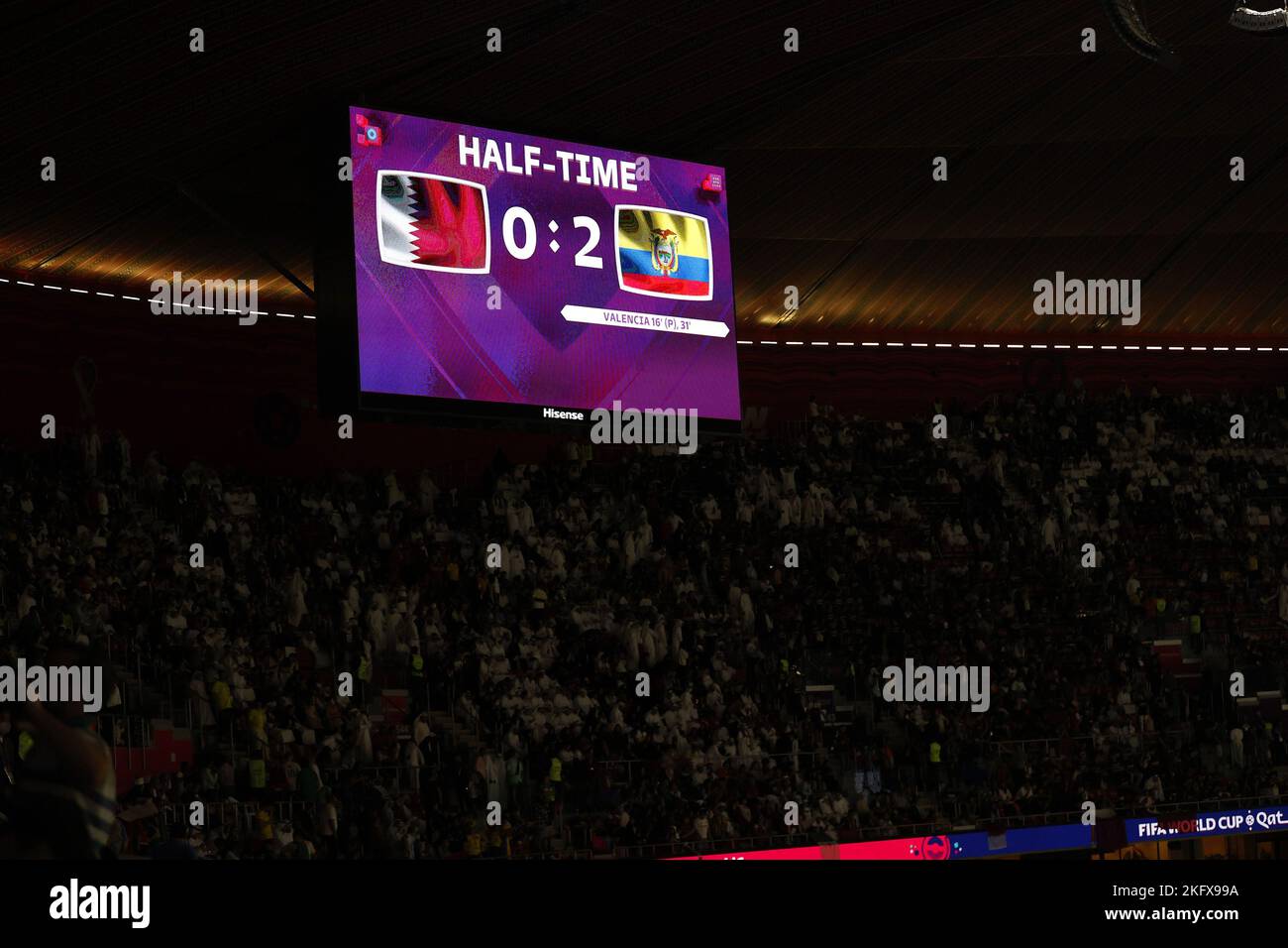 DOHA, 20-11-2022 Al-Bayt Stadium World Cup 2022 in Qatar between Qatar ...