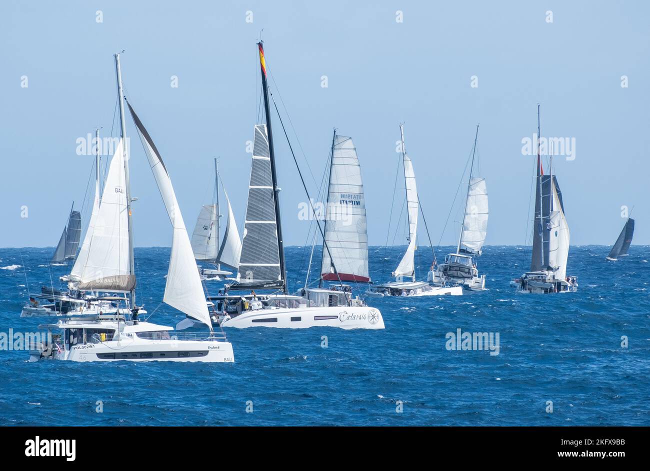 Las Palmas, Gran Canaria, Canary Islands, Spain. 20th November, 2022 ...