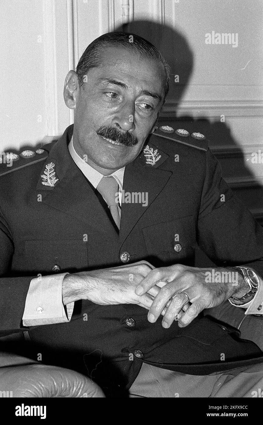Jorge Rafael Videla, Argentine, military, general, military junta ...