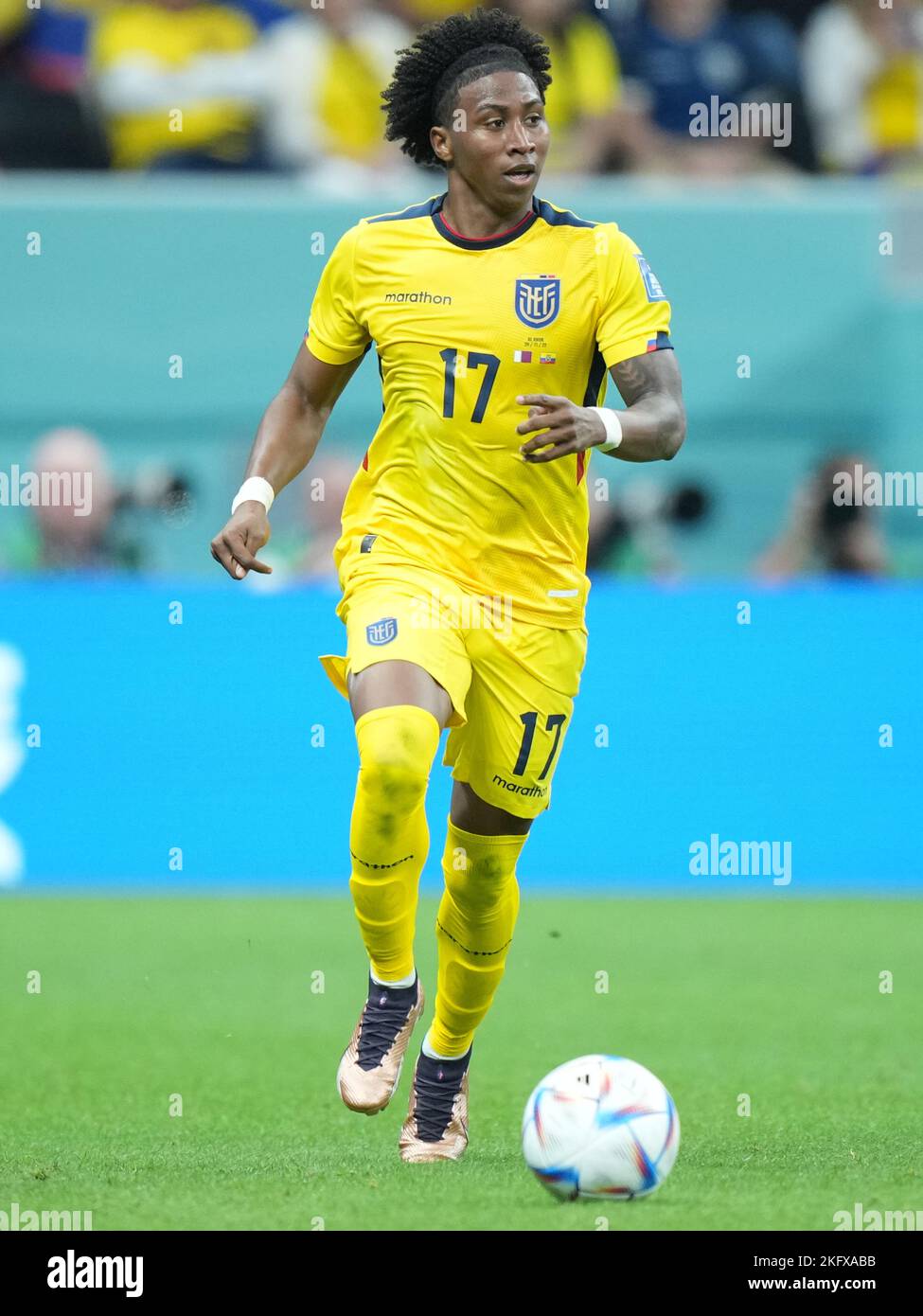 Angelo Preciado of Ecuador during the Qatar 2022 World Cup match, group ...